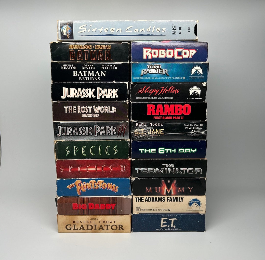 Vintage VHS /comedy/thriller/sci-fi/you Choose ALL TESTED - Etsy