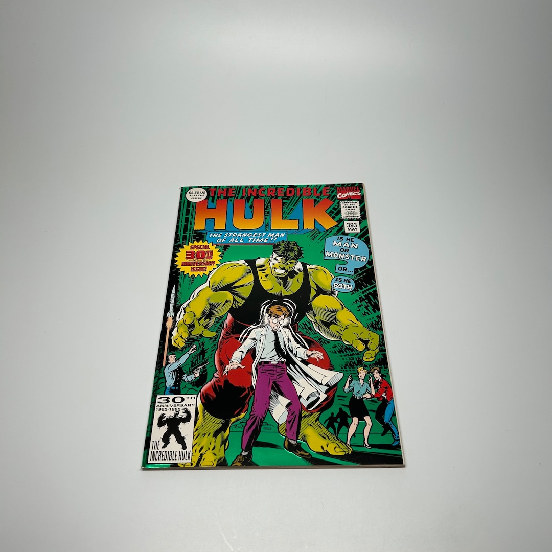 The Incredible Hulk 393 1992 Marvel Comics 30th Anniversary Issue - Etsy