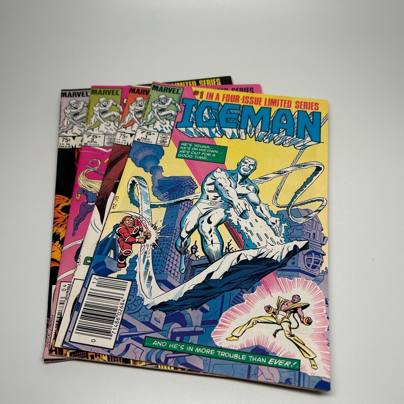 Iceman #1-4 (1984) Marvel Comics Limited Series *complete* First Solo ...