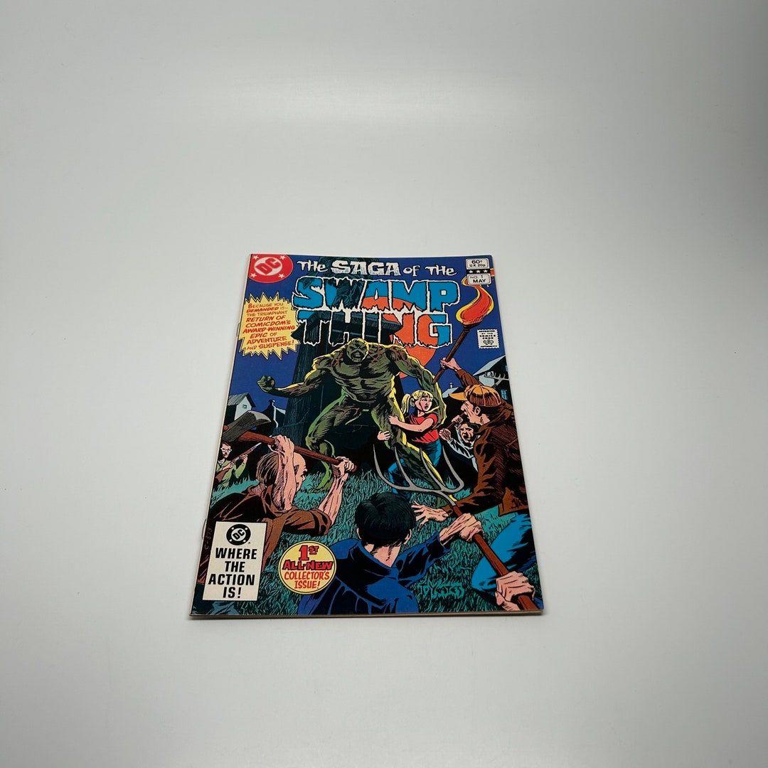 Saga of the Swamp Thing #1 (1982) DC Comics *key Issue* Origin Retold ...