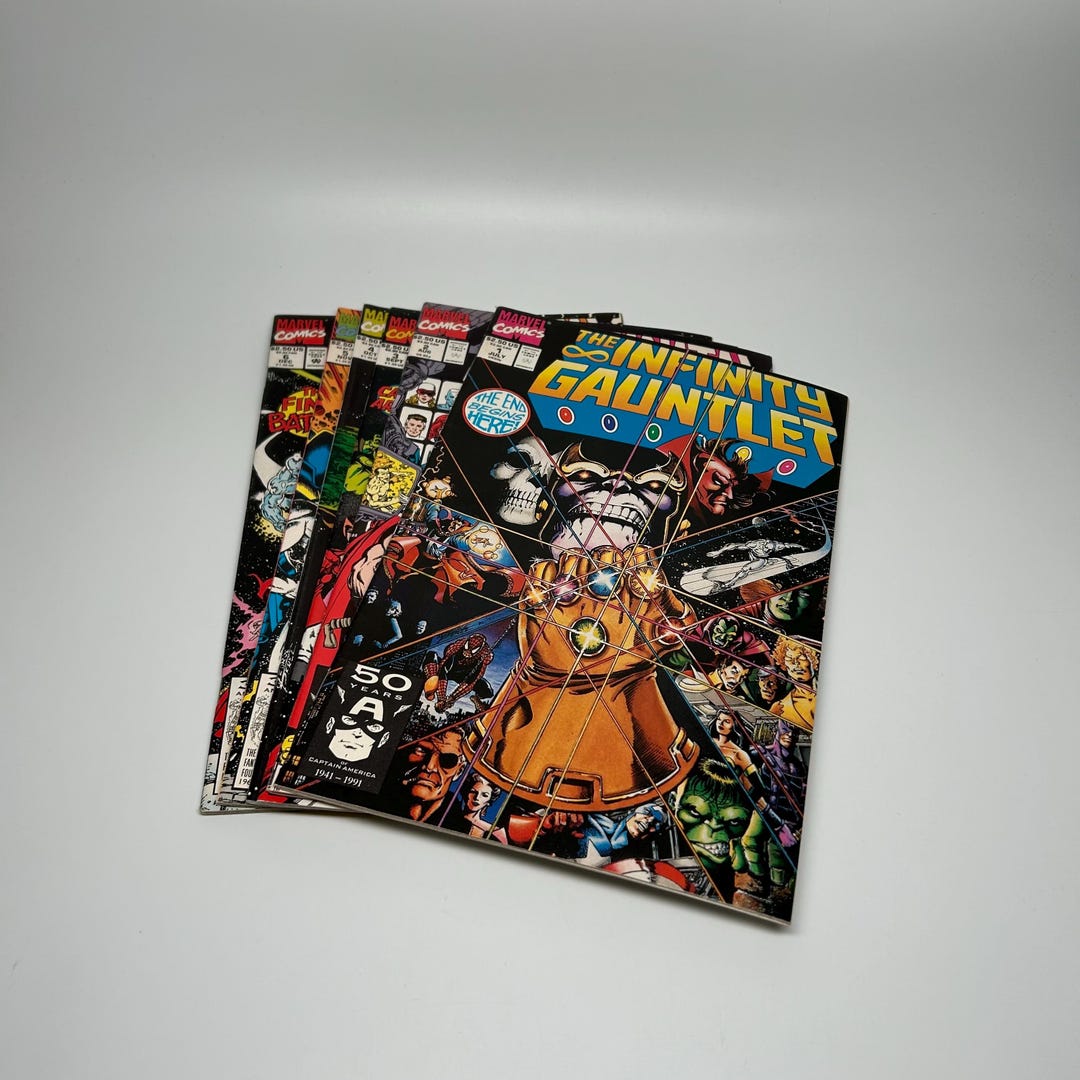 The Infinity Gauntlet 1-6 (1991) Marvel Comics *COMPLETE* Endgame Key ...