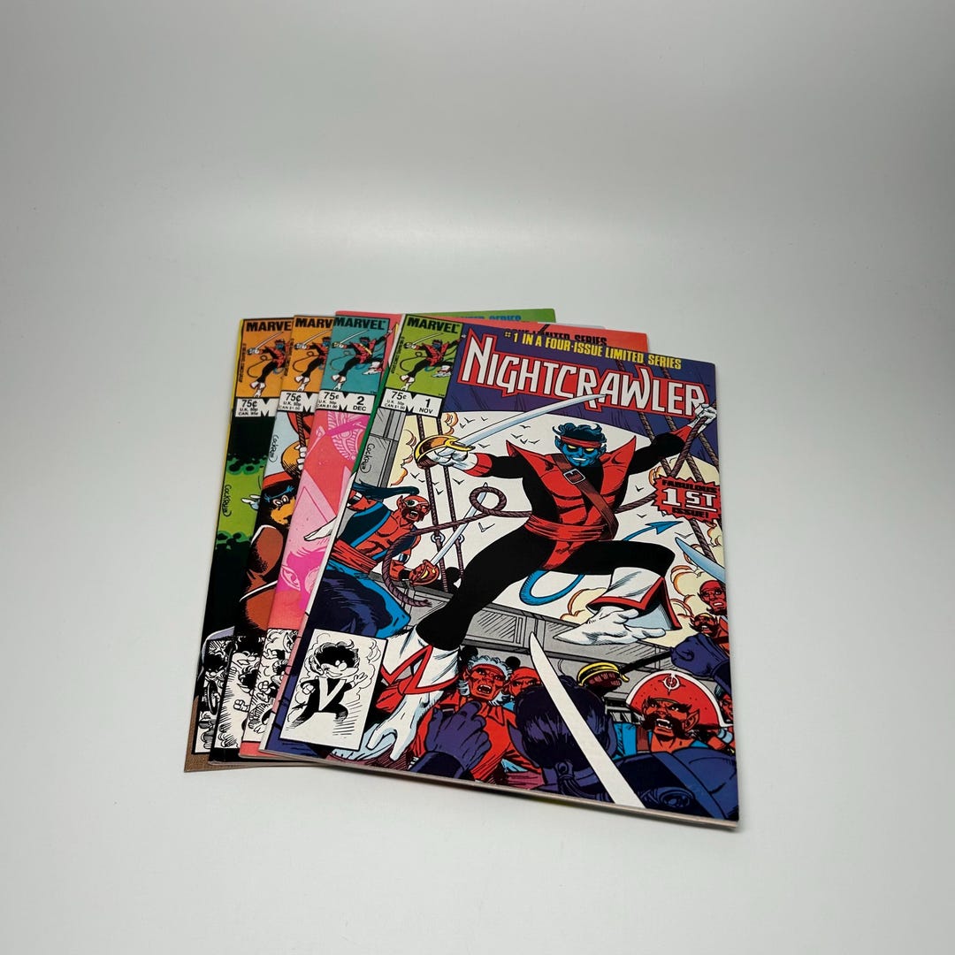 Nightcrawler 1-4 1985 Marvel Comics Limited Series complete First Solo ...