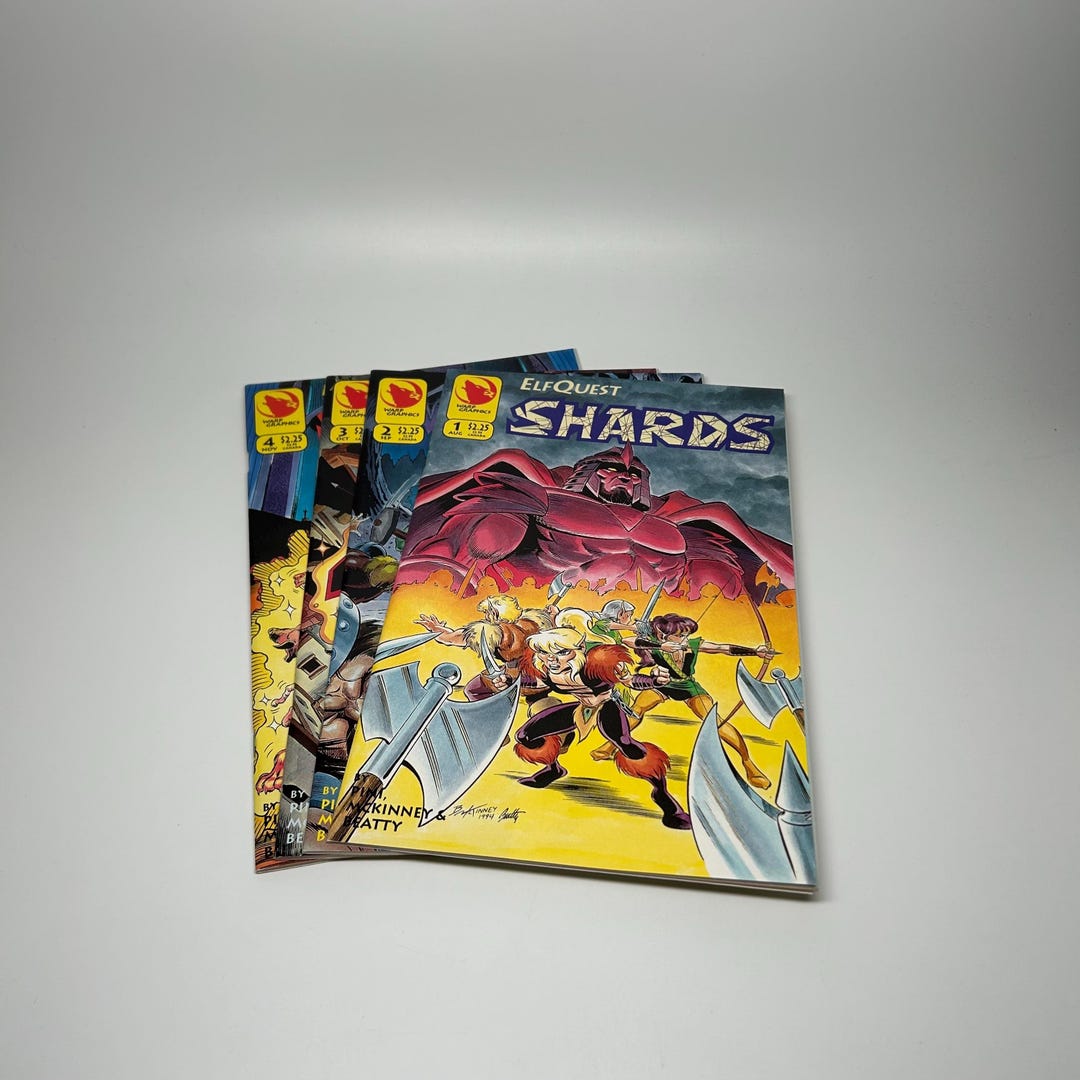 Elfquest Shards #1-4 (1994) Warp Comics *premiere Issue* - Etsy