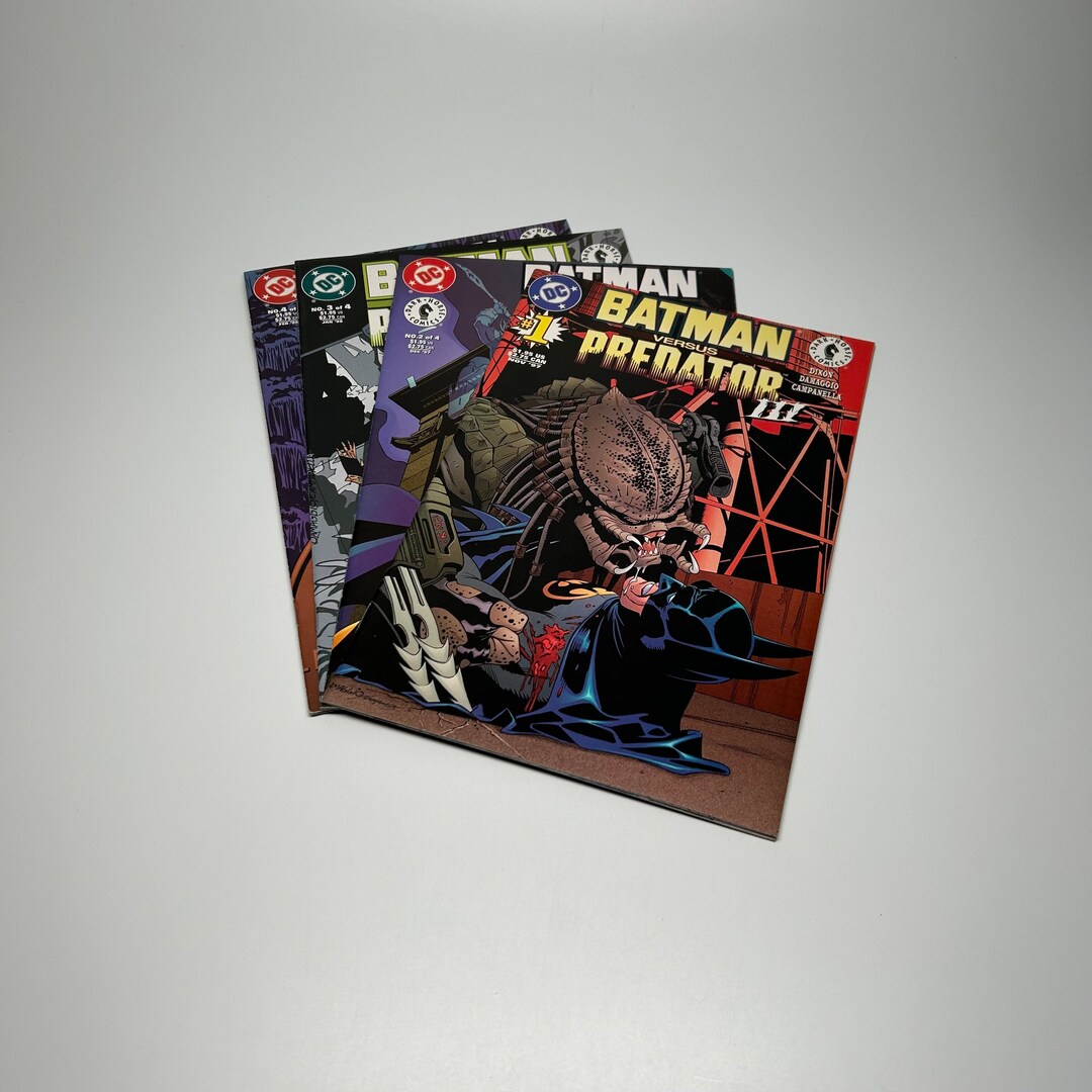 Batman Versus Predator III Blood Ties #1-4 (1997) DC Dark Horse Comics ...
