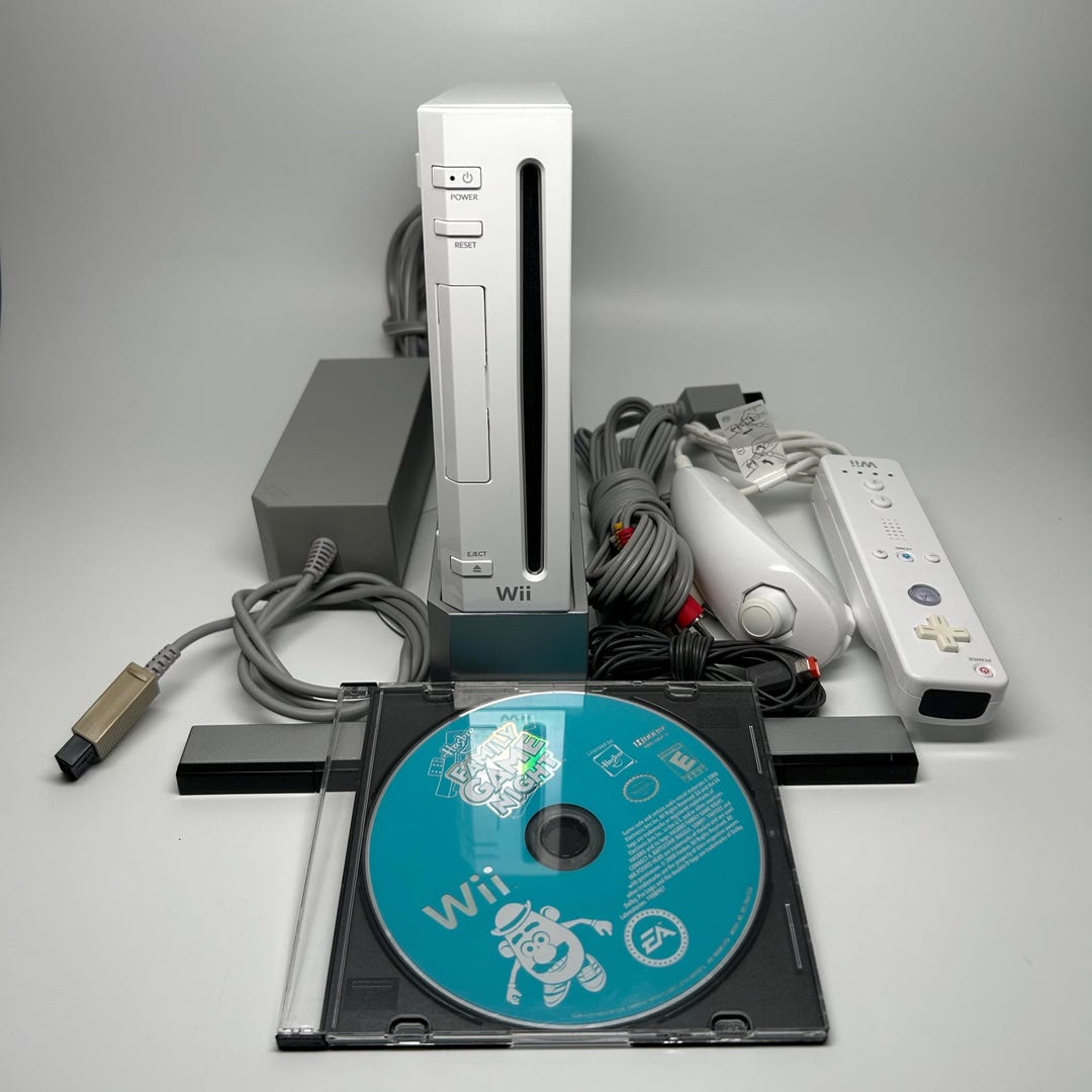 Nintendo Wii Bundle W/controller and Game *TESTED* - Etsy