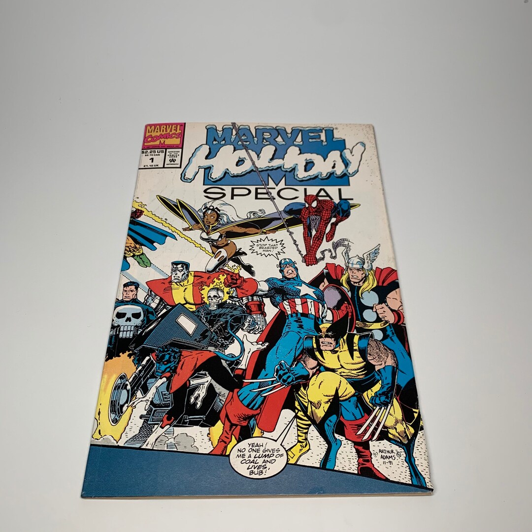 Marvel Comics Holiday Special (1991) 84 Pages! *KEY ISSUE* - Etsy