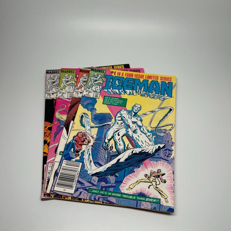 Iceman #1-4 (1984) Marvel Comics Limited Series *complete* First Solo ...