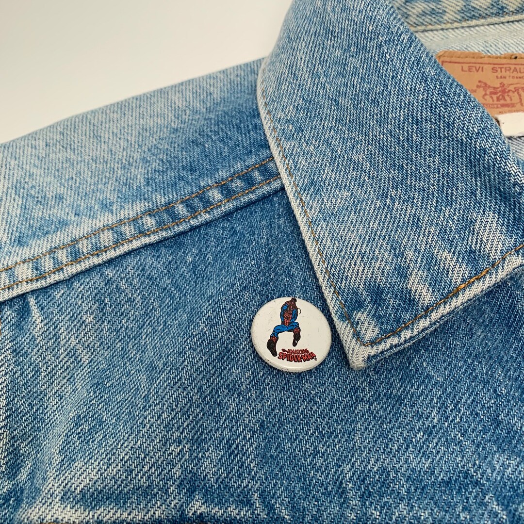 Vintage Amazing Spiderman Pinback/button (1978) - Etsy