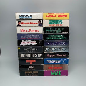 Vintage VHS /comedy/action/sci-fi/you Choose ALL TESTED - Etsy