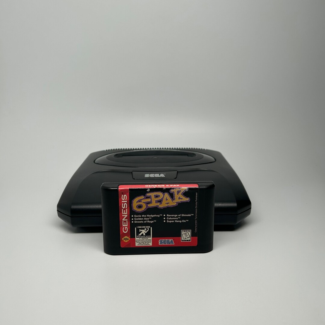Sega Genesis 6 Pak (1995) *TESTED* Six Games in One - Etsy
