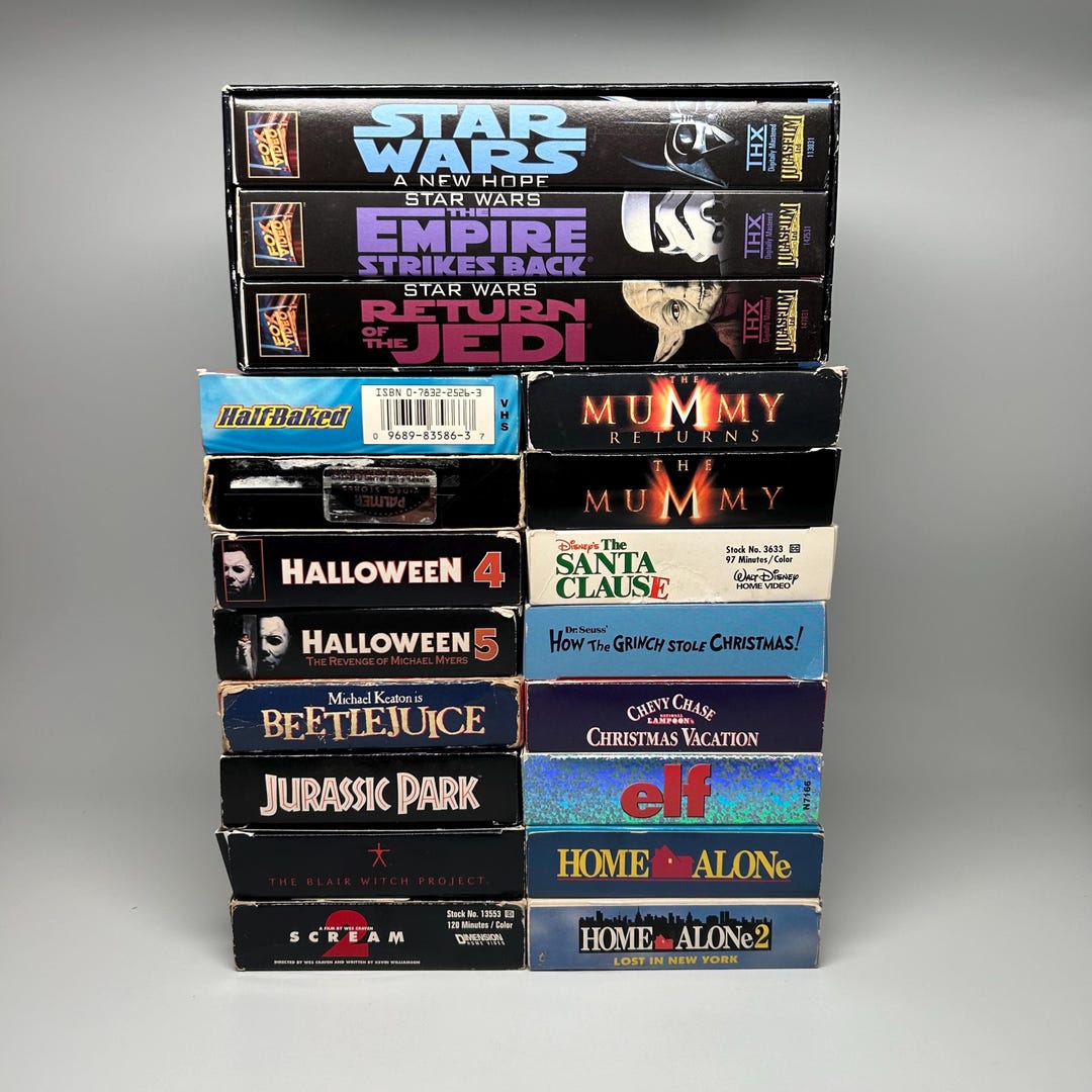 Vintage VHS Horror/suspense/holiday You Choose! *TESTED* - Etsy