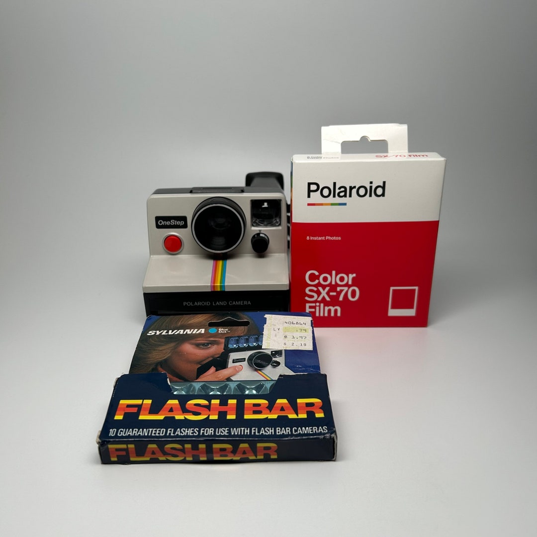 Vintage Polaroid SX-70 One Step Rainbow Camera W/new Unused - Etsy