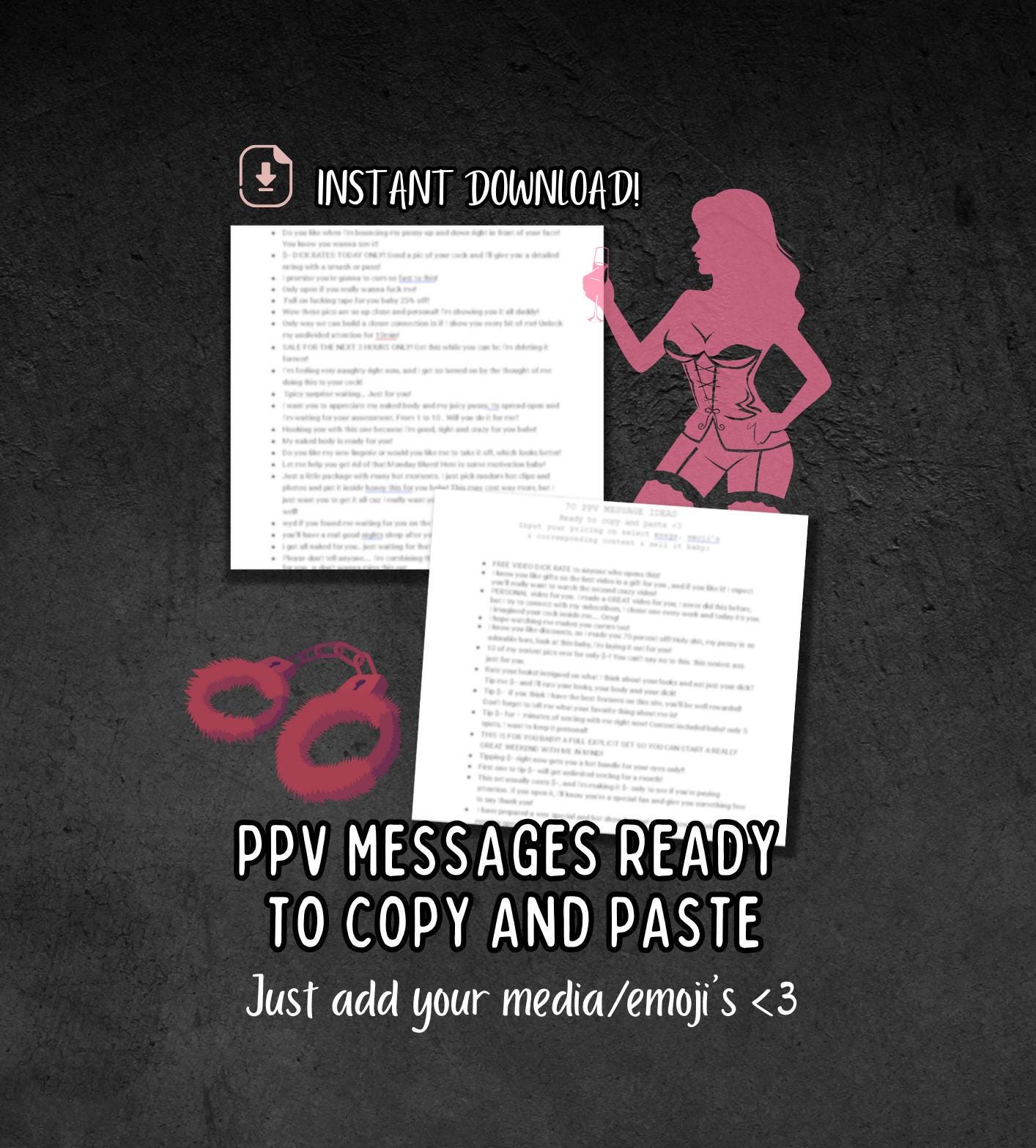 Ppv Messages For Onlyfans Fanvue Fansly Ppv Message Captions And Ideas