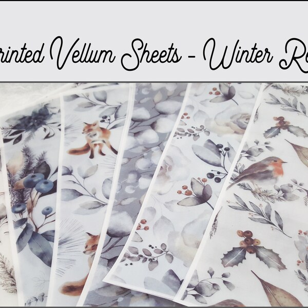 Floral Vellum Paper - Etsy