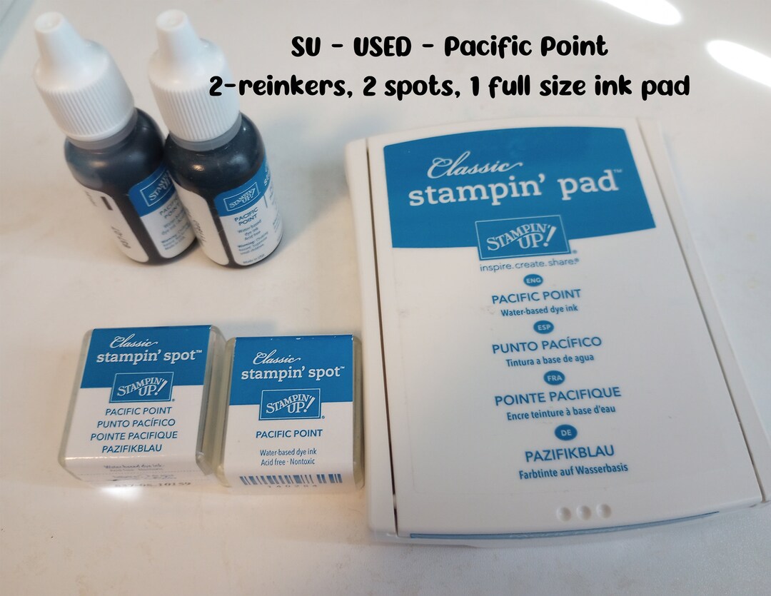 Stampin up Pacific Point Full Size Ink Pad Used Ink Pads SU Ink Pads - Etsy