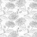 Printed Vellum Sheets/vellum Paper/black and White Botanical Vellum ...