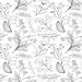Printed Vellum Sheets/vellum Paper/black and White Botanical Vellum ...