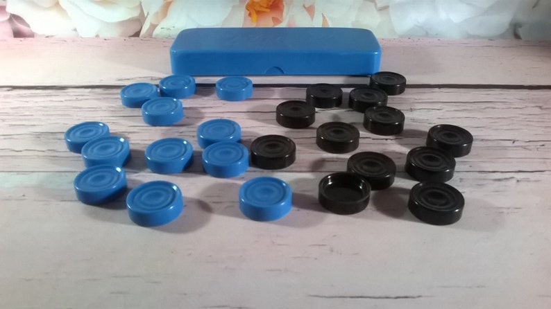 Checkers USSR Checkers game Checkers plastic checkers | Etsy