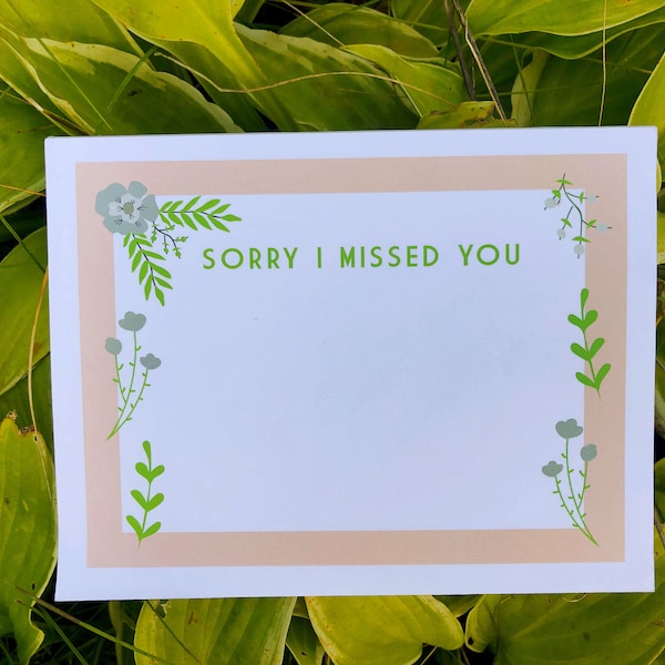 Sorry We Missed You - Etsy
