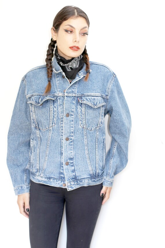 1990s Vintage - Levi's Denim Western Jacket - Gem