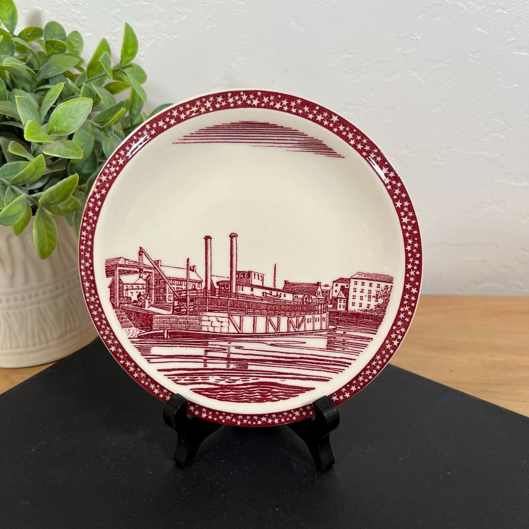 Vintage Rockwell Kent Plate – Vernon Kilns “our America” Series – Small ...