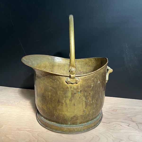 Antique Coal Bin Brass - Etsy