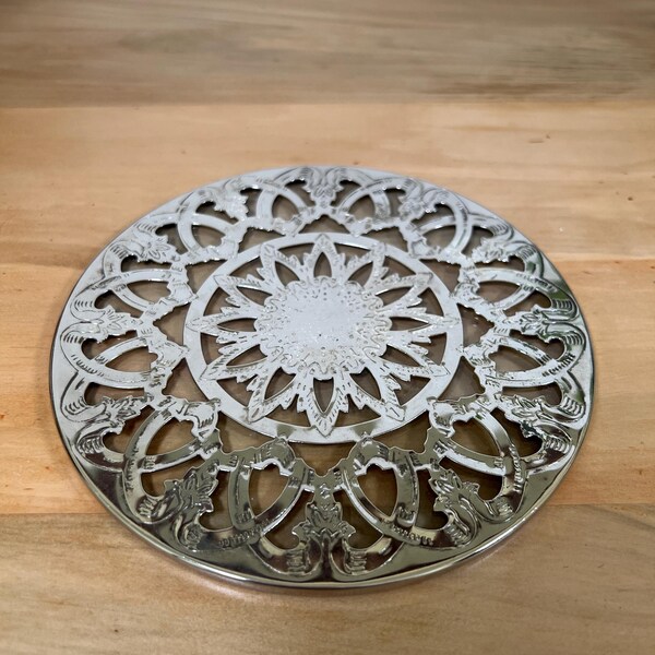 Silver Trivet - Etsy