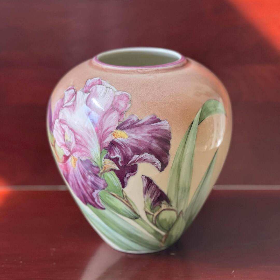 Vintage 1985 Santa Barbara Ceramic Design Hand-painted Vase – Shannon ...