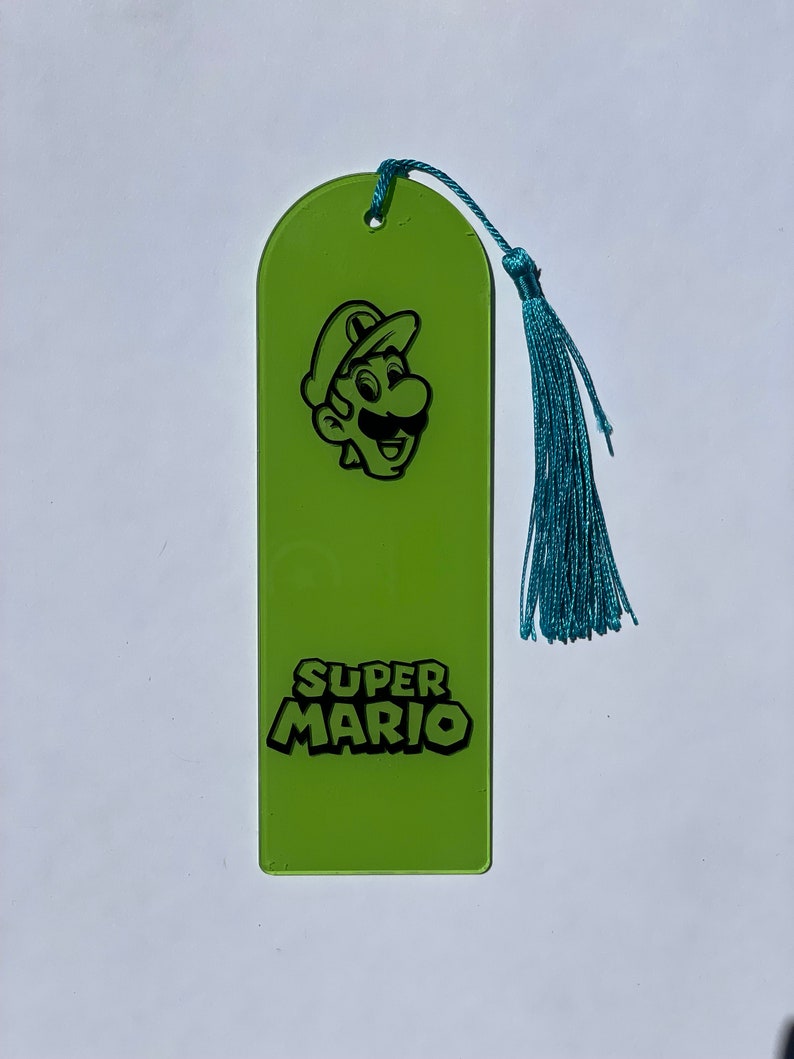 Super Mario Bro Themed Bookmarks - Etsy