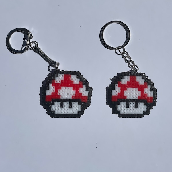 Mario Toad Keychain - Etsy