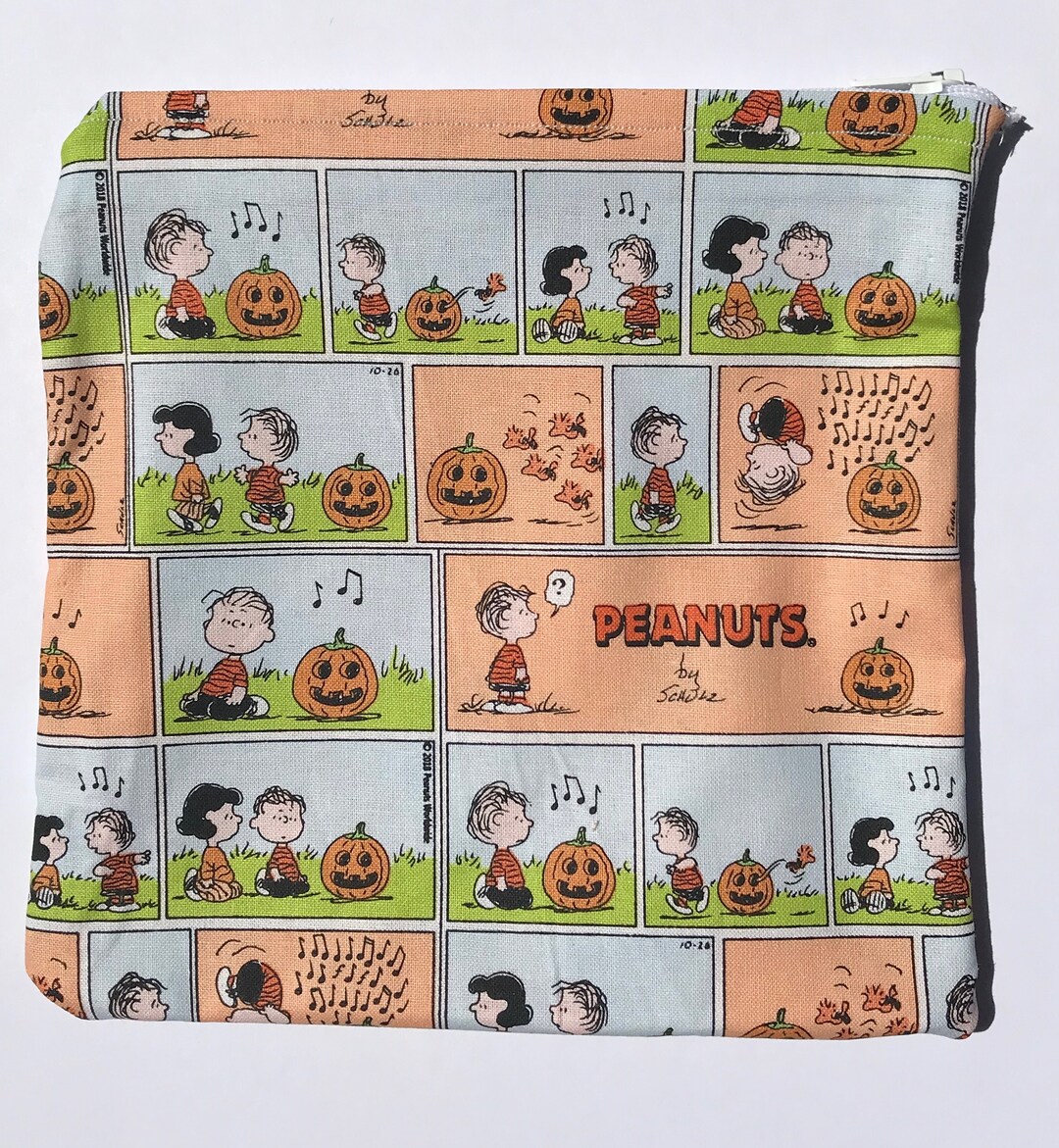 Peanuts Fall Comic Strip Reusable Bag - Etsy