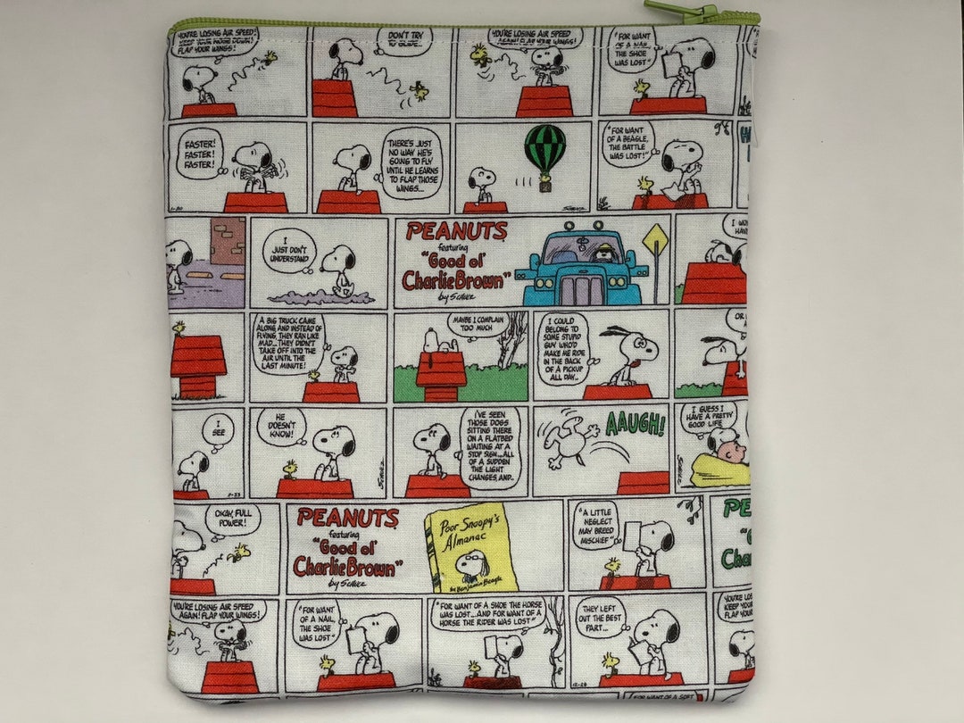 Peanuts Comic Strip Purse Organizer and School Supply Bag - Etsy UK
