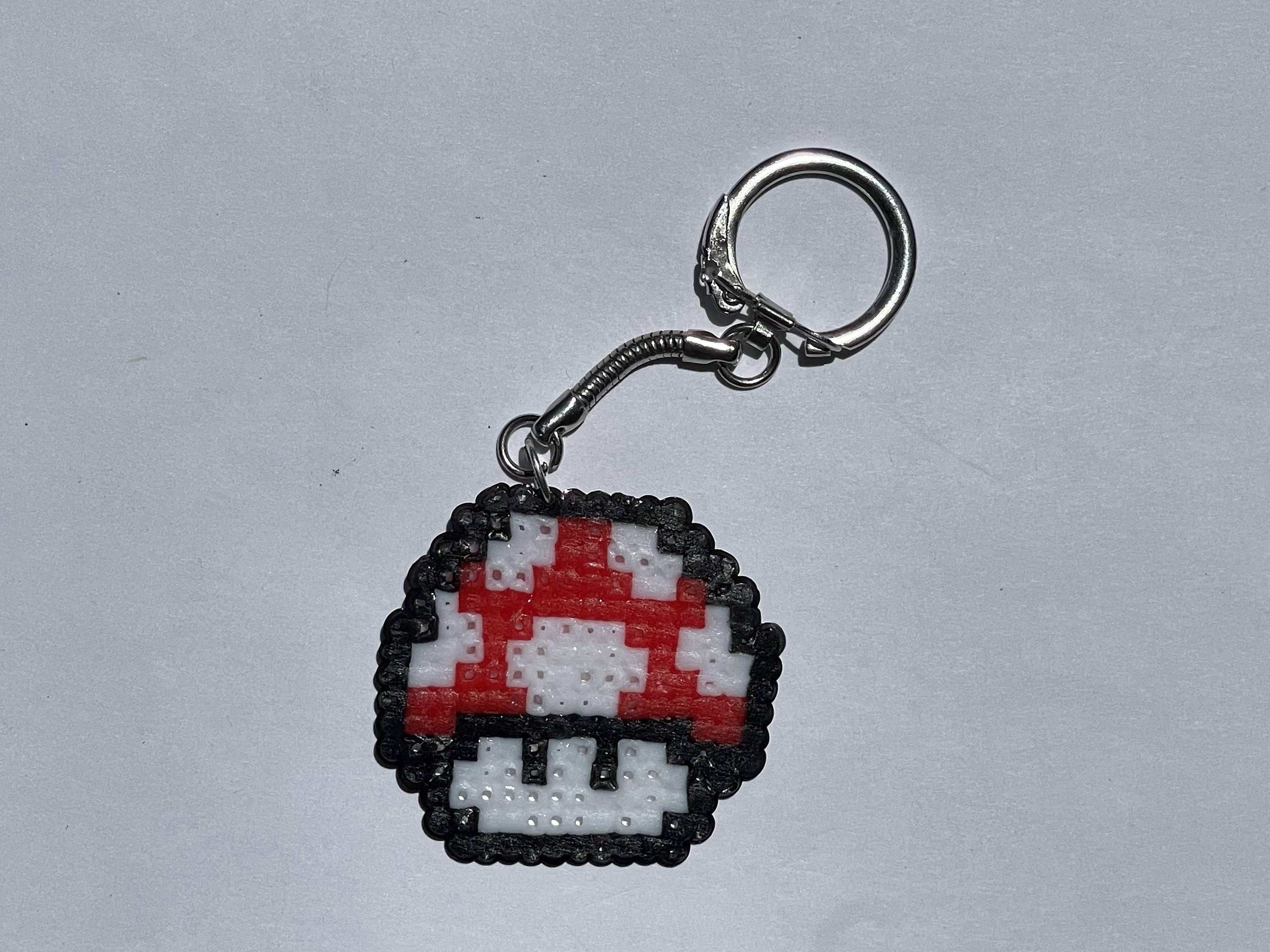 Toad From Super Mario Bro Keychain - Etsy