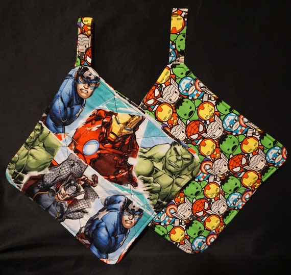 MARVEL AVENGERS Iron Man Hulk Thor Captain America/kawaii Pot - Etsy