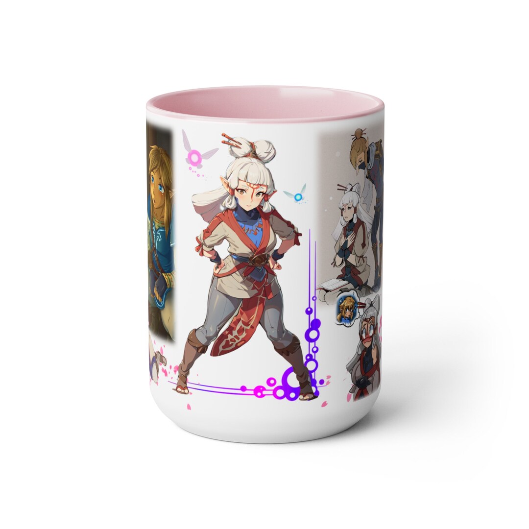 Paya, Zelda Breath of the Wild Two-tone Coffee Mugs, 15oz - Etsy