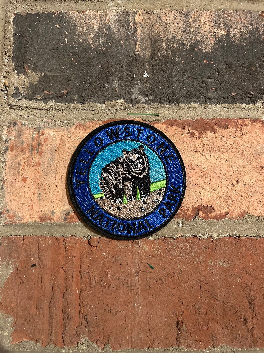 Yellowstone National Park, Wyoming/montana/idaho : Iron or Sew on Patch ...