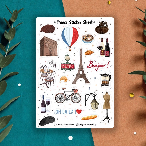 Paris Sticker - Etsy