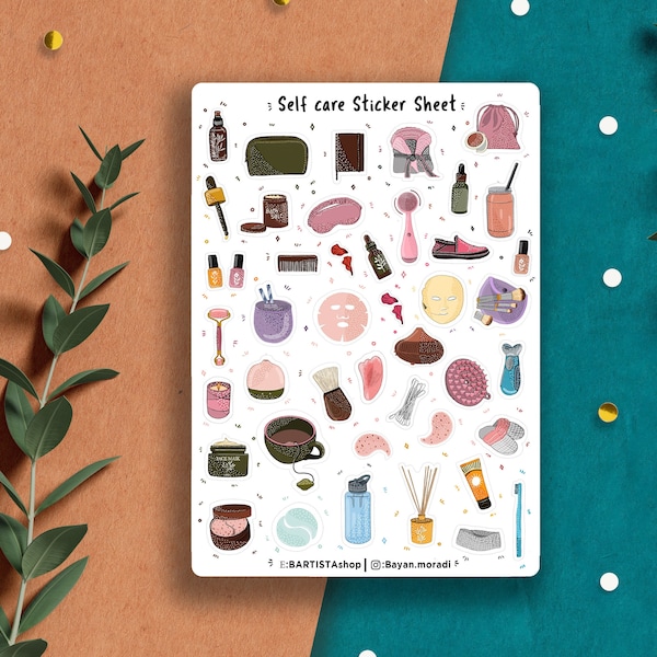 Scrapbook Makeup Stickers - Etsy