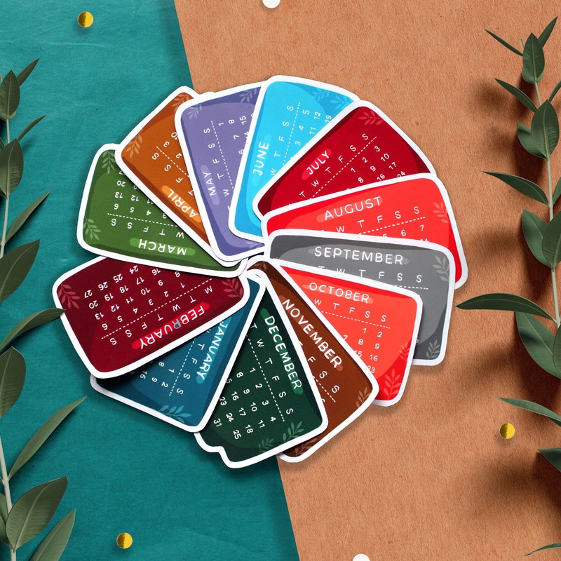 Mini Calendar - Etsy