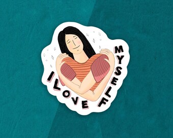 Your Existence Matters Die-cut Vinyl Sticker Self Care Inspirational ...