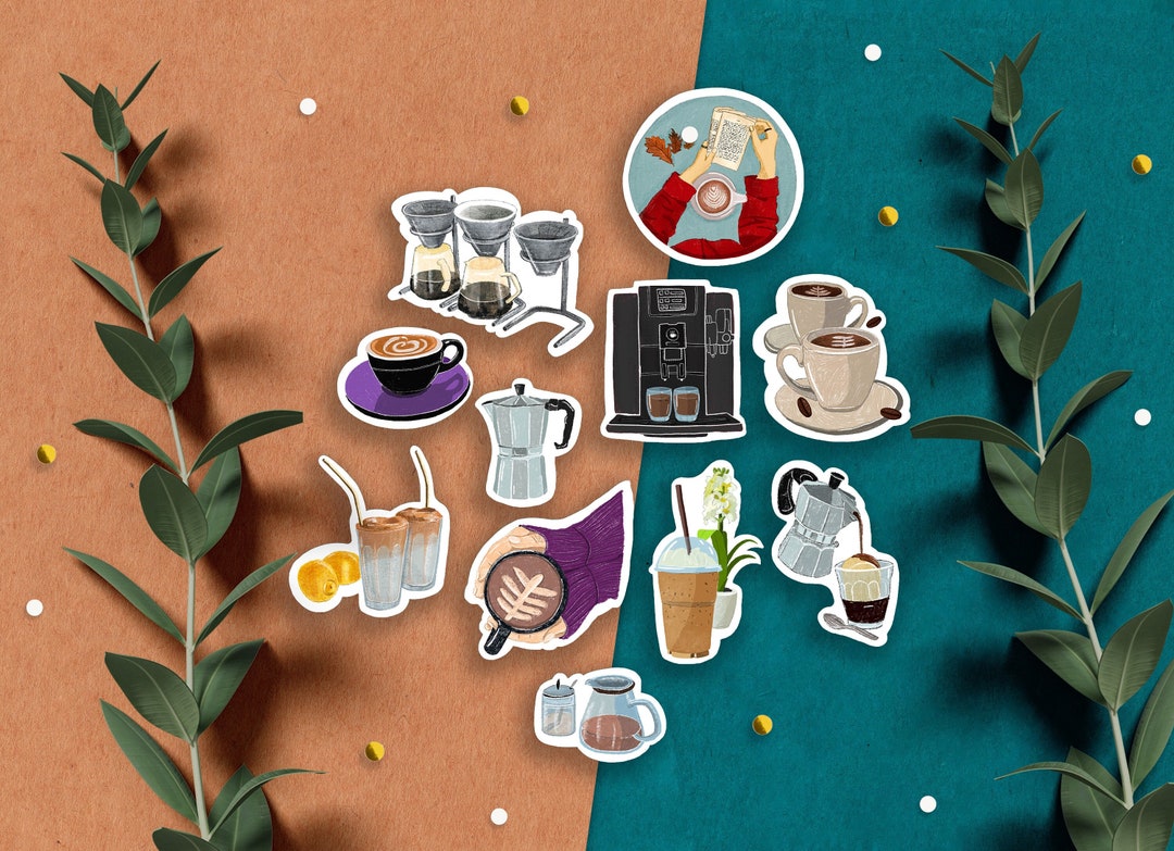 Cosy Sticker, Coffee Stickers, Planner Stickers, Journal Stickers ...