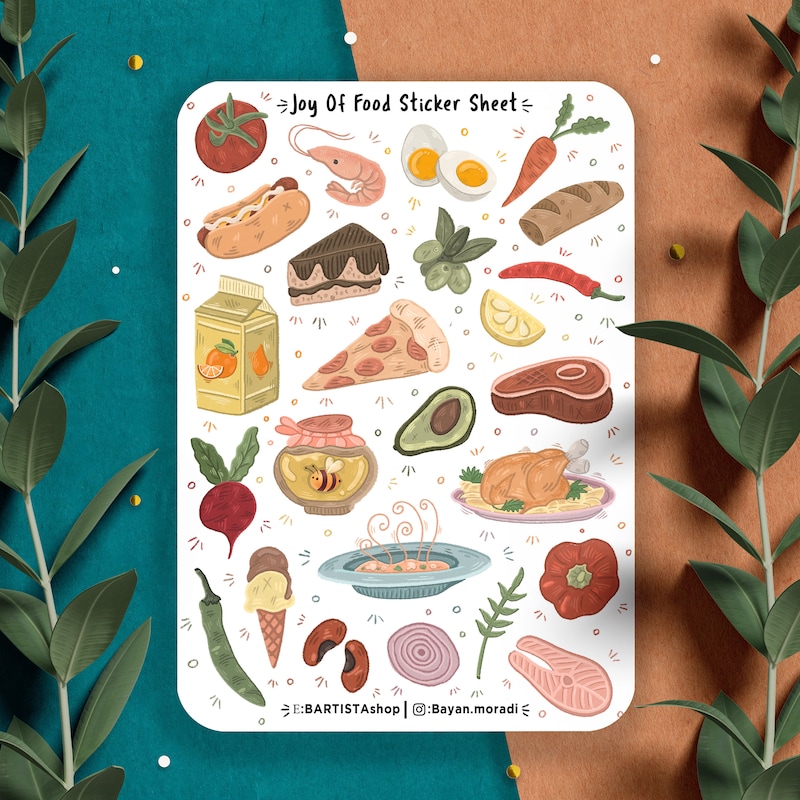 Food Stickers - Etsy