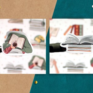 Reading Time Sticker Sheet, Books Stickers, Planner Stickers, Journal ...