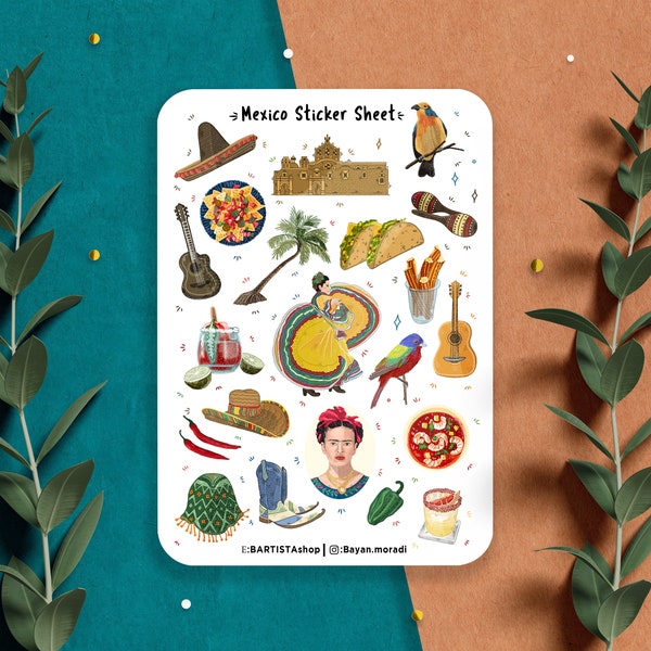Stickers mexicanos - Etsy México