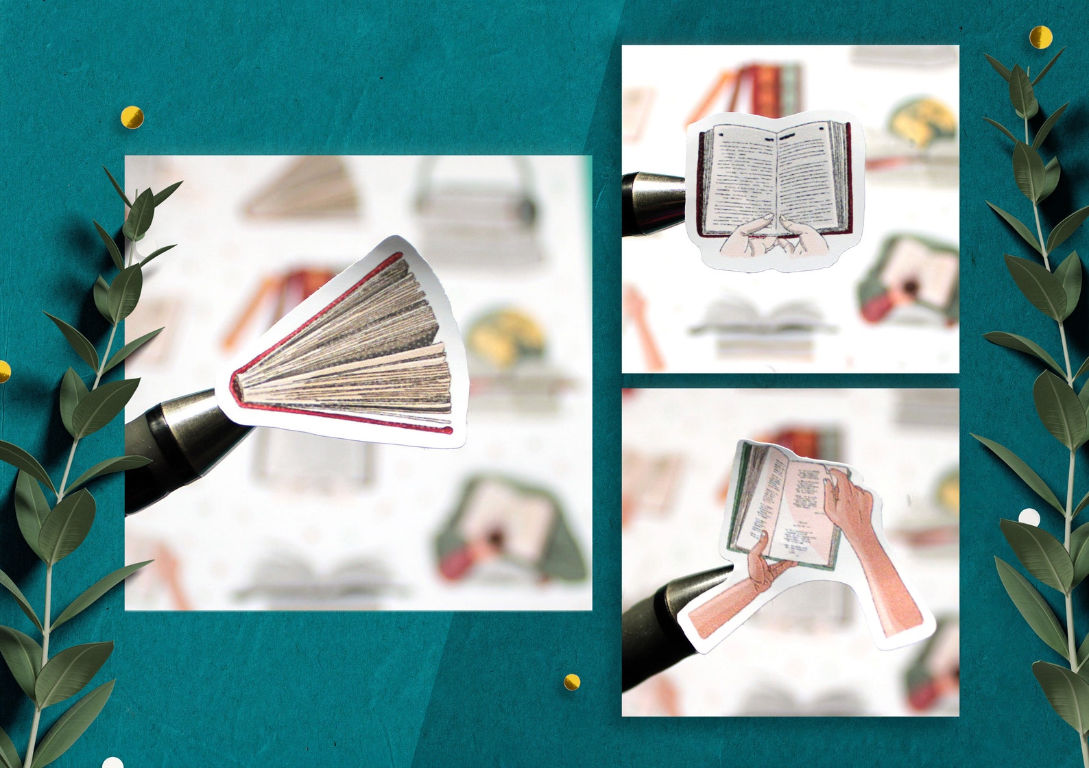 Reading Time Sticker Sheet Books Stickers Planner Stickers | Etsy