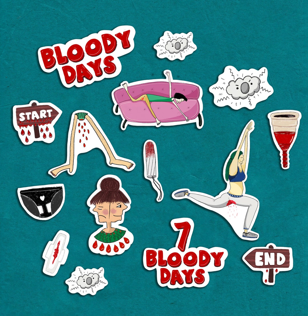 Period Stickers Pack, Period Planner, Planner Stickers, Scrapbooking ...