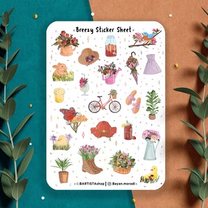 Four Seasons Sticker Pack, Seasonal Sticker, Planner Stickers, Journal ...