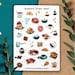 Breakfast Sticker Sheet Breakfast Planner Stickers Journal - Etsy