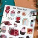 Love Sticker Sheet Planner Stickers Journal Stickers Love - Etsy