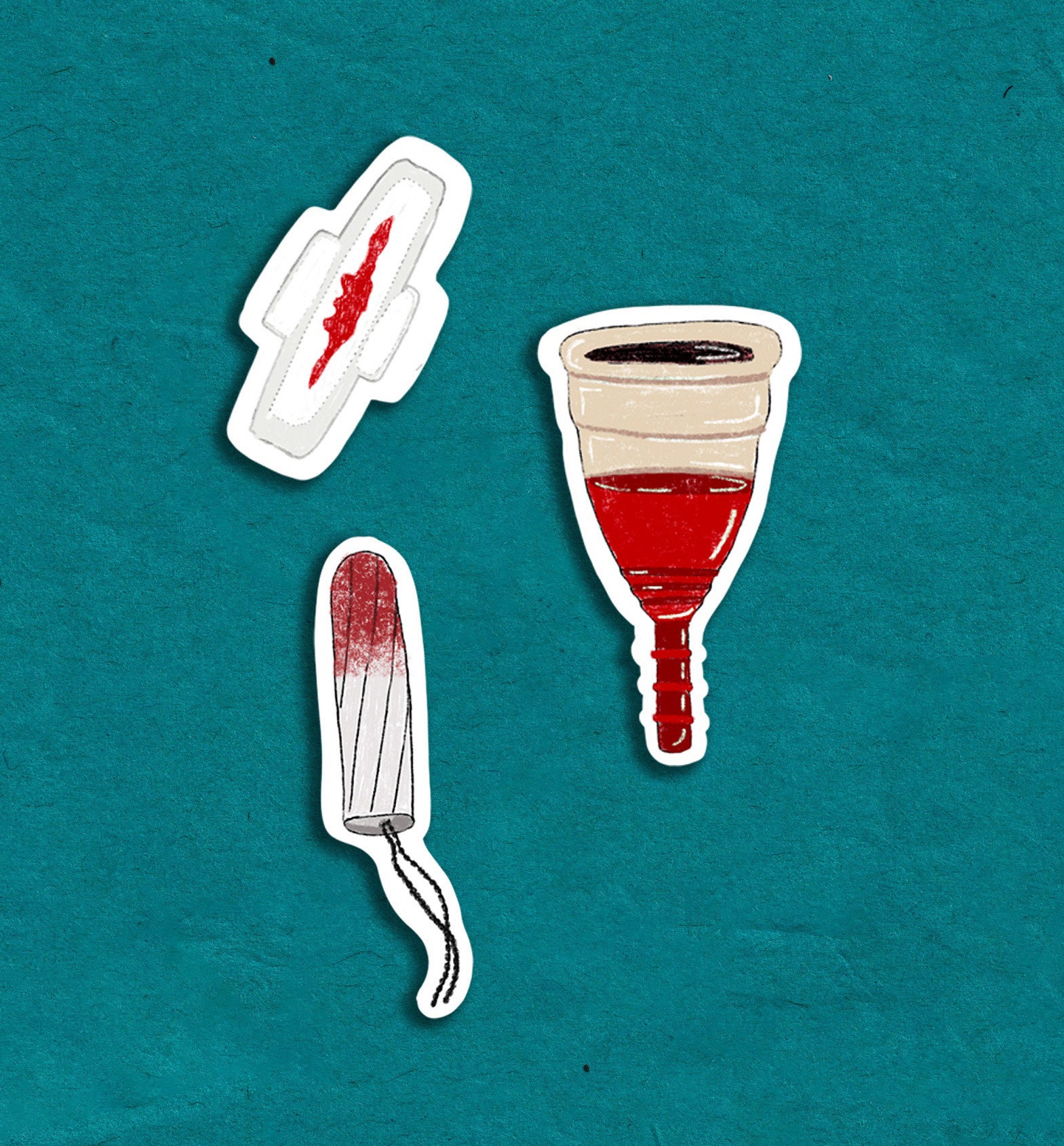 Period Stickers Pack, Period Planner, Planner Stickers, Scrapbooking ...